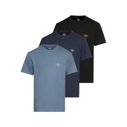 T-Shirt Quiksilver "DIAMONDS BEST SHORT SLEEVE TEE PACK3 YM", Herren, Gr. XL, schwarz, navy, shadow blau, Obermaterial: 100% Baumwolle, Shirts T-Shirt, Topseller