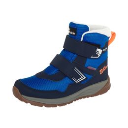 Winterboots Jack Wolfskin "POLAR BEAR-B TEXAPORE MID VC K", M&auml;dchen, Gr. 33, blau (crisp cobalt), Synthetik, Textil, Schuhe Winterboots, Snowboots, Winterstiefel, Winterschuhe, wasserdicht & gef&uuml;ttert