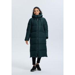 Steppmantel Icepeak "ADDIA", Damen, Gr. 38, dunkelgr&uuml;n, Obermaterial: 100% Polyester, M&auml;ntel Steppmantel