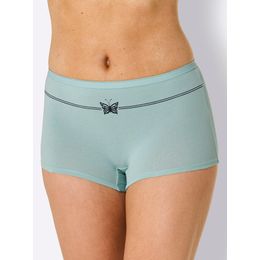 Panty, Damen, Gr. 36, 3 Stk., 2x weiß, marine, 1x mint, marine, 95% Baumwolle, 5% Elasthan, Unterhosen Panty