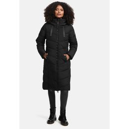 Winterjacke Navahoo "Schmatzib&auml;r", Damen, Gr. S, schwarz, Obermaterial: 100% Polyester; Innenseite: 100% Polyester; Futter: 100% Polyester, Jacken Winterjacke, mit weichem Teddyfell innen