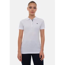 Poloshirt SIR RAYMOND TAILOR "Angie", Damen, Gr. M, wei&szlig;, 100% Baumwolle, unifarben, normal, ohne Ausschnitt, Shirts, in klassischem Design