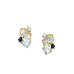 La Moda Me Earrings 'Wings' female Blue size 1x2,2cm