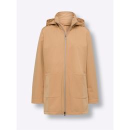 WITT Damen Softshelljacke mit Fleece-Futter, camel, Gr&ouml;&szlig;e 44