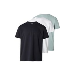 Hollister T-Shirt Herren Gr&ouml;&szlig;e XXL hellgrau / schwarz / wei&szlig;