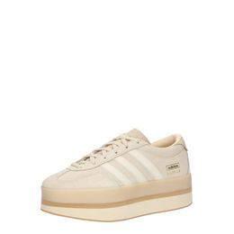 adidas originals Sneaker 'GAZELLE STACK' Damen Gr&ouml;&szlig;e 38.5/39 sand / gold / wei&szlig;