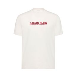 Calvin Klein T-Shirt '30s' Herren Gr&ouml;&szlig;e L dunkelrot / wei&szlig;