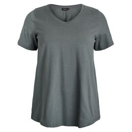 ZIZZI T-Shirt Damen Gr&ouml;&szlig;e 11XL/12XL dunkelgrau