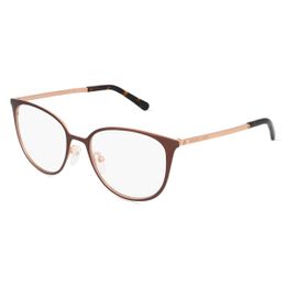 Michael Kors MK3017 Brille Damen | Fassung: Vollrand, Quadratisch, Braun Gold