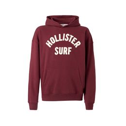 Hollister Sweatshirt Herren Gr&ouml;&szlig;e XL burgunder / wei&szlig;
