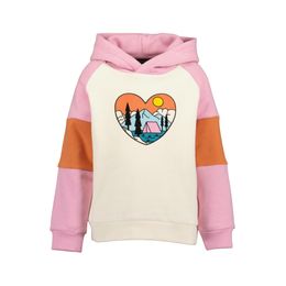 Blue Seven Sweatshirt M&auml;dchen Gr&ouml;&szlig;e 128 himmelblau / mandarine / pitaya / offwhite