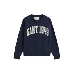 Gant Sweatshirt Damen Gr&ouml;&szlig;e S marine / wei&szlig;