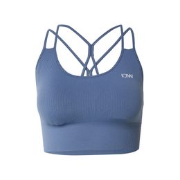 ICANIWILL Sport-BH Damen Gr&ouml;&szlig;e XL saphir / wei&szlig;