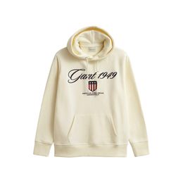 Gant Sweatshirt Herren Gr&ouml;&szlig;e M creme / navy / knallrot