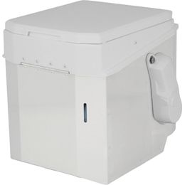 BioTioo 2.0 RL-M Trockentrenntoilette mit vollautomatischem Motor 12V / 24V / manuellem R&uuml;hrwerk / L&uuml;fter wei&szlig; - Trockentoiletten