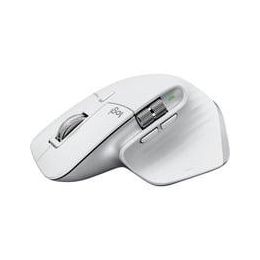 Logitech MX Master 3S, Maus hellgrau, 7 Tasten, Logi Bolt, Bluetooth, kompatibel mit PC/Mac/iPad/Android