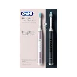 Braun Oral-B Pulsonic Slim Luxe 4900, Elektrische Zahnb&uuml;rste ros&eacute;gold/schwarz, inkl. 2. Handst&uuml;ck