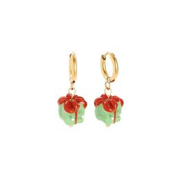 Cala Rose Ohrringe 'EMERALD GIFT' Damen Gr&ouml;&szlig;e One Size gold