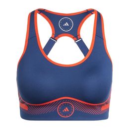 adidas by Stella McCartney Sport-BH 'TruePace' Damen Größe S navy / dunkelorange