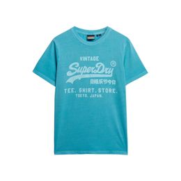 Superdry & Co T-Shirt Herren Gr&ouml;&szlig;e XXL azur / hellblau