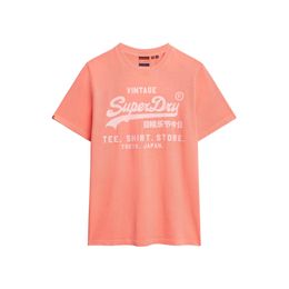 Superdry & Co T-Shirt Herren Gr&ouml;&szlig;e S lachs / pastellpink