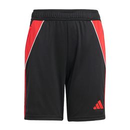 adidas Performance Sportshorts 'Tiro 25 Essentials' Jungen Größe 116 rot / schwarz / weiß