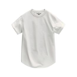Unorganized Brand Shirt 'BASIC RUNDER SAUM T25' male White size 4XL