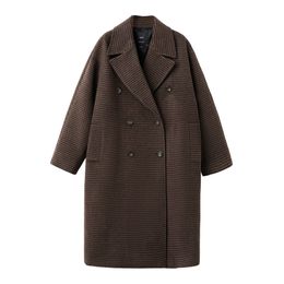 Mango Mantel 'Picachek' Damen Gr&ouml;&szlig;e XS braun / schwarz Wintermantel