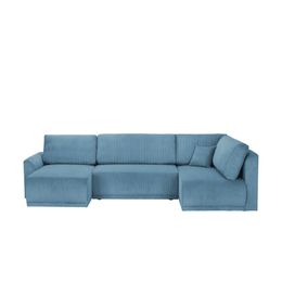 Wohnlandschaft Malyn türkis/petrol Maße (cm): B: 313 H: 90 T: 160.0 Sofas > Sofas nach Material > Stoffsofas » Sofa DE