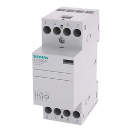 Siemens Indus.Sector Installationsschütz 4S 230VAC 25A 24ACDC 5TT5030-2 (5TT50302)