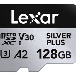 Lexar microSDXC Silver Plus UHS-I 128GB V30