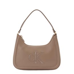 Calvin Klein Schultertasche Damen Gr&ouml;&szlig;e One Size taupe