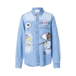 Princess Goes Hollywood Bluse 'Snoopy' Damen Gr&ouml;&szlig;e XXL blue denim / rosa / schwarz / wei&szlig;