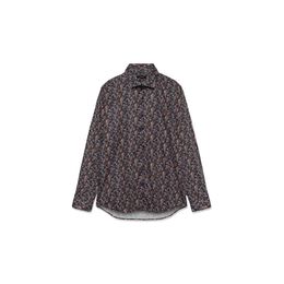 Matinique Button Up Shirt 'MATrostol' male size M Navy / Brown / Purple / Orange