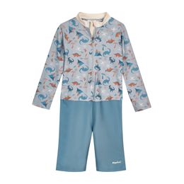 Playshoes UV-Schutz Jungen Gr&ouml;&szlig;e 62/68 blau / hellblau / orange / wei&szlig;
