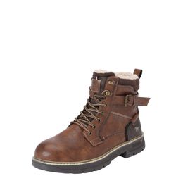 Mustang Schn&uuml;rboots Herren Gr&ouml;&szlig;e 46 pueblo / dunkelbraun