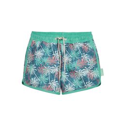 Playshoes Badeshorts Jungen Gr&ouml;&szlig;e 98/104 navy / jade / orange / wei&szlig;