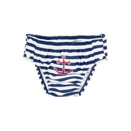 Playshoes Windelbadehose 'Maritime' Jungen Gr&ouml;&szlig;e 86/92 navy / dunkelpink / wei&szlig;