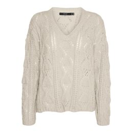 V&eacute;ro Moda Vero Moda Pullover 'VMNEWERIN' Damen Gr&ouml;&szlig;e S kitt