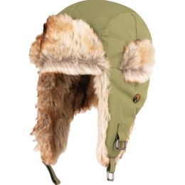 Trollkids Mütze "Isfjord" in Khaki - 42% | Größe 52-56 cm | Baby-muetzen