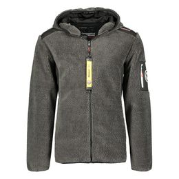 Geographical Norway Fleecejacke in Grau - 69% | Gr&ouml;&szlig;e L | Herren-pullover-sport