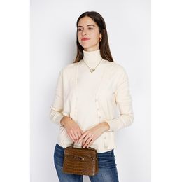 ASSUILI Twinset in Creme - 72% | Größe 38 | Damen-pullover-cardigans