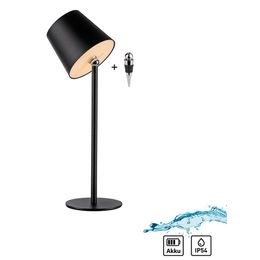 Just Light LED-Tischleuchte "Boteria" in Schwarz - (H)37 x Ø 11 cm - 43% | Tischleuchten