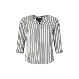 Tom Tailor Women + Blouse female size XXL Smoke blue / White