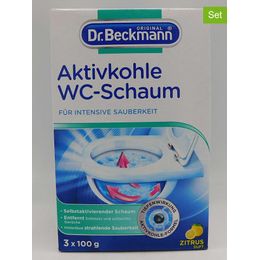Dr.Beckmann Dr. Beckmann 3er-Set: Aktivkohle WC-Schaum, je 3 x 100g - 19% | Putzutensilien