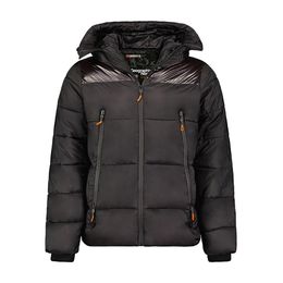 Geographical Norway Steppjacke "Bayou" in Schwarz - 63% | Größe 140 | Kinderjacken
