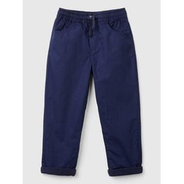Benetton Chino in Blau - 64% | Gr&ouml;&szlig;e 90 | Babyhosen