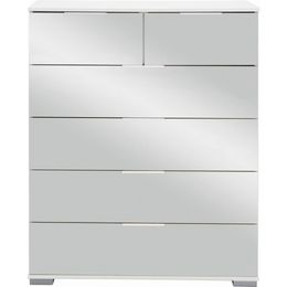 Livetastic Kommode, Wei&szlig;, Metall, 6 Schublade(n) Schubladen, 82x102x42 cm, BQ - B&uuml;ndnis f&uuml;r Qualit&auml;t, Made in Germany, DIN EN ISO 9001, Beim&ouml;bel erh&auml;ltlich, Wohnzimmer, Kommoden & Sideboards, Kommoden