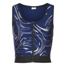active by Lascana Lascana Active Sporttop Damen Gr&ouml;&szlig;e M navy / silber