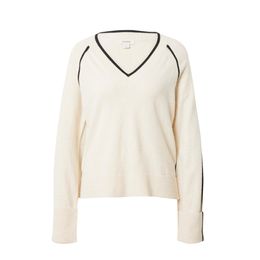 Oasis Pullover Damen Gr&ouml;&szlig;e L beige / schwarz
